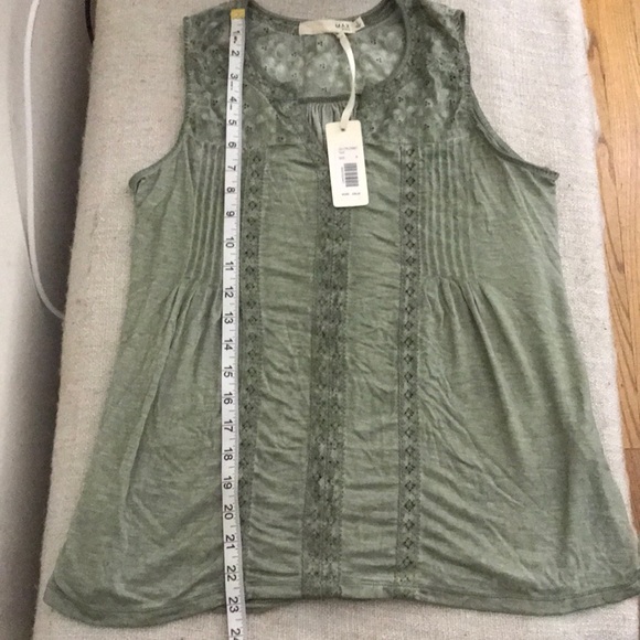 Max Jeans | Tops | Nwt Max Jeans Soft Comfy Eyelet Tank | Poshmark